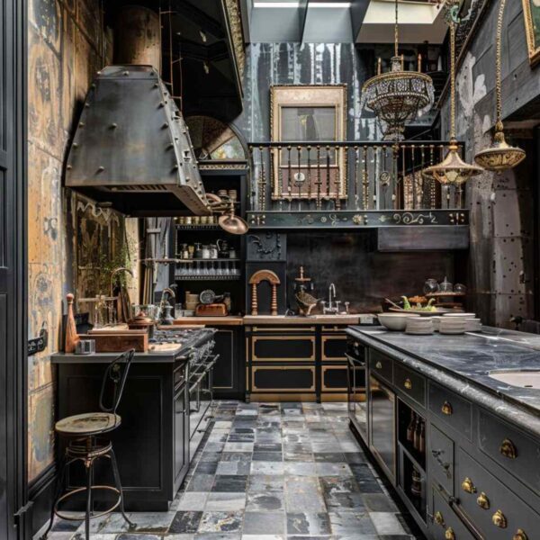 28 Kitchens Embrace the Rich Textures of Baroque, Glam and Rococo ...
