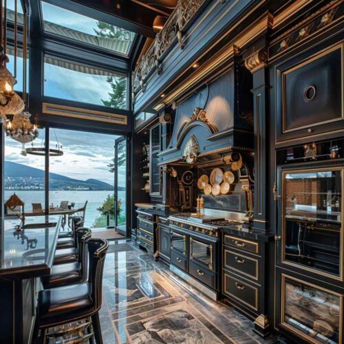 28 Kitchens Embrace the Rich Textures of Baroque, Glam and Rococo ...