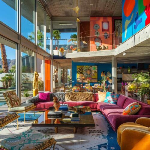 28 Layered Living Rooms Designed with Eclectic Contrasts (Concept ...