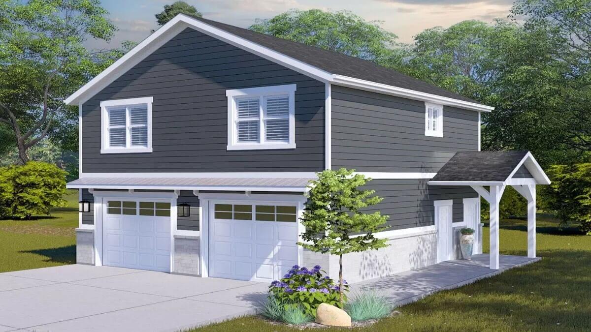Discover the Smart Design of This 1,049 Sq. Ft. 2 Bedroom Garage ...