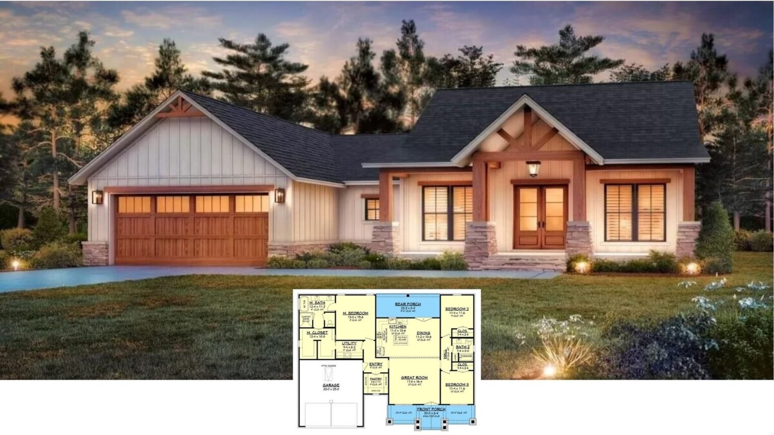 Tour This 1,795 Sq. Ft. 3 Bedroom Home with Stunning Architectural ...