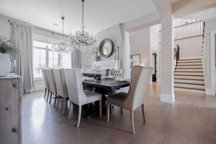 Summerland 6-Bedroom Two-Story European Home with Balcony and Multiple ...