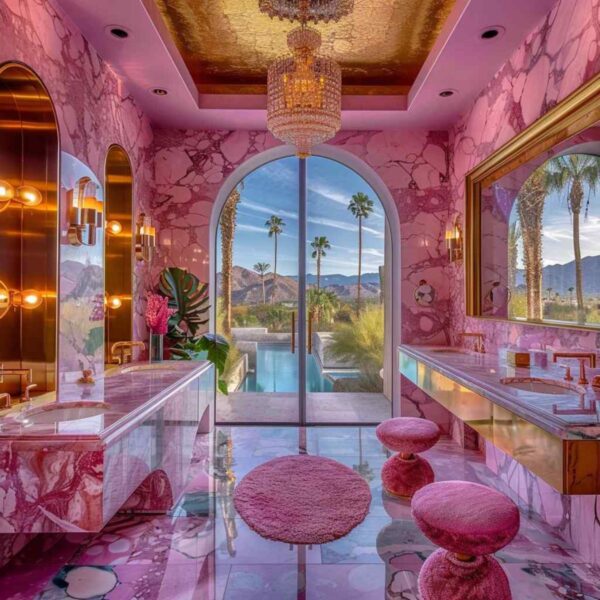 35 Maximalist Bathrooms Go for Baroque with a Theatrical Flair (Concept ...
