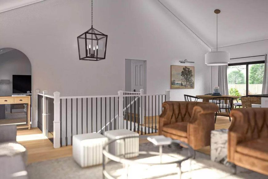 Single-Story Raised Ranch with 4 Bedrooms and Double Garage (Floor Plan)