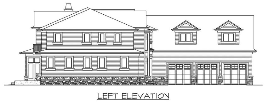 5-Bedroom Traditional Style Two-Story Cambridge Home with Balcony and ...