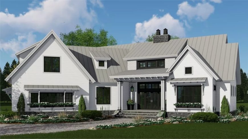 Farmhouse Style Two-Story 4-Bedroom Sundance Home with Loft and Bonus ...