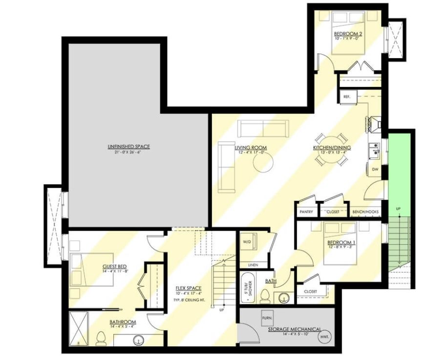 Traditional Style Two-Story 4-Bedroom Home with Balcony and Lower Level ...