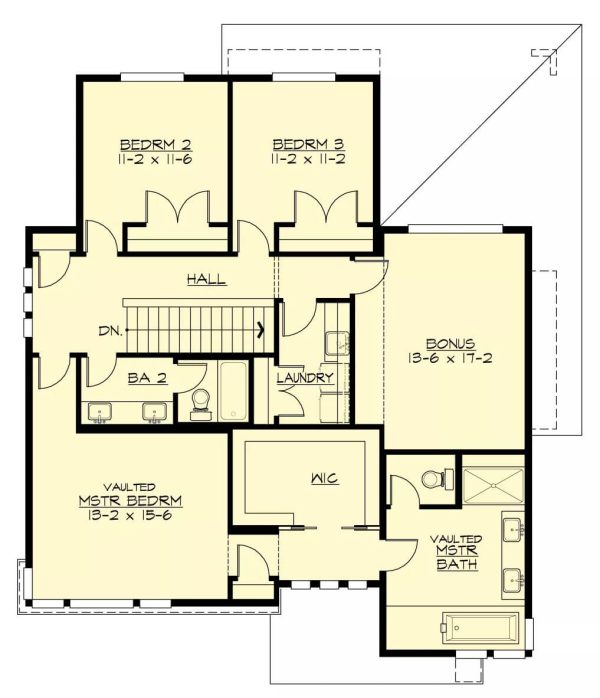 3-Bedroom Modern Two-Story Roya Home with Bonus Room and Open-Concept ...