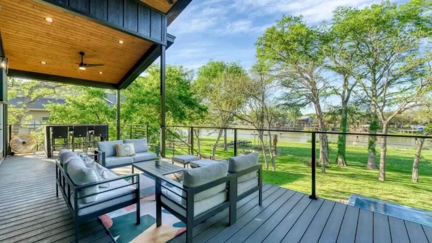 Elevated 4-Bedroom Modern Home with Balcony and Covered Patio (Floor ...