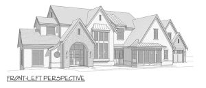 Transitional 7-Bedroom French Country Home with 2-Bed Apartment and ...