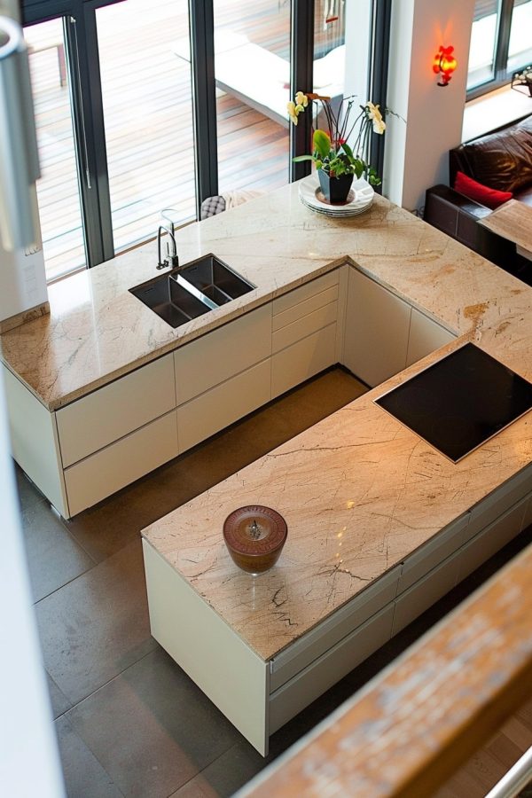 22 Different Types of Kitchen Islands Based on the Key Distinguishing ...