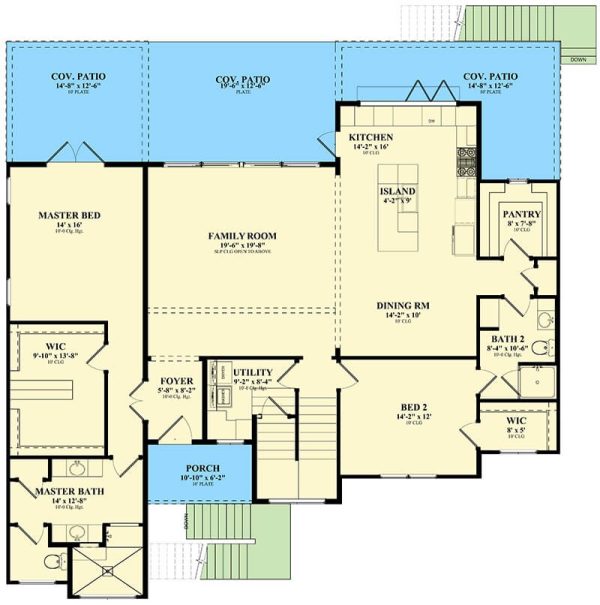 Elevated 4-Bedroom Modern Home with Balcony and Covered Patio (Floor ...