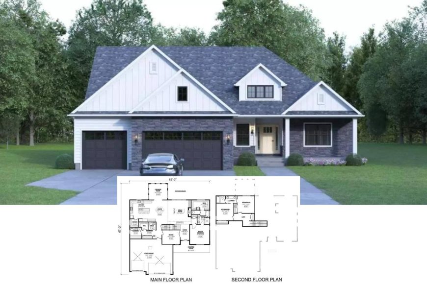 Experience This 1,834 Sq. Ft. 3 Bedroom Home – A Functional Floor Plan ...