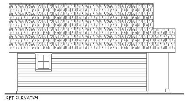 Craftsman Style ADU Studio House with Loft and Narrow Footprint (Floor ...
