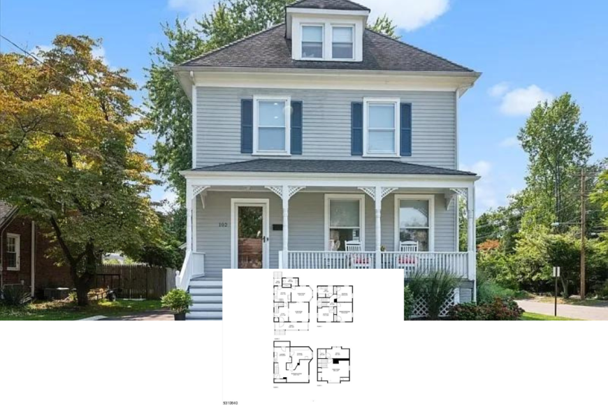 Three-Story Craftsman Style 5-Bedroom Stoneacre Home with Loft and ...