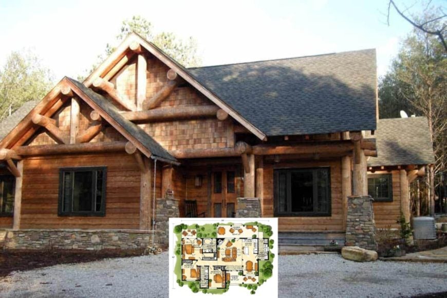10 Log Home House Plans & Floor Plans