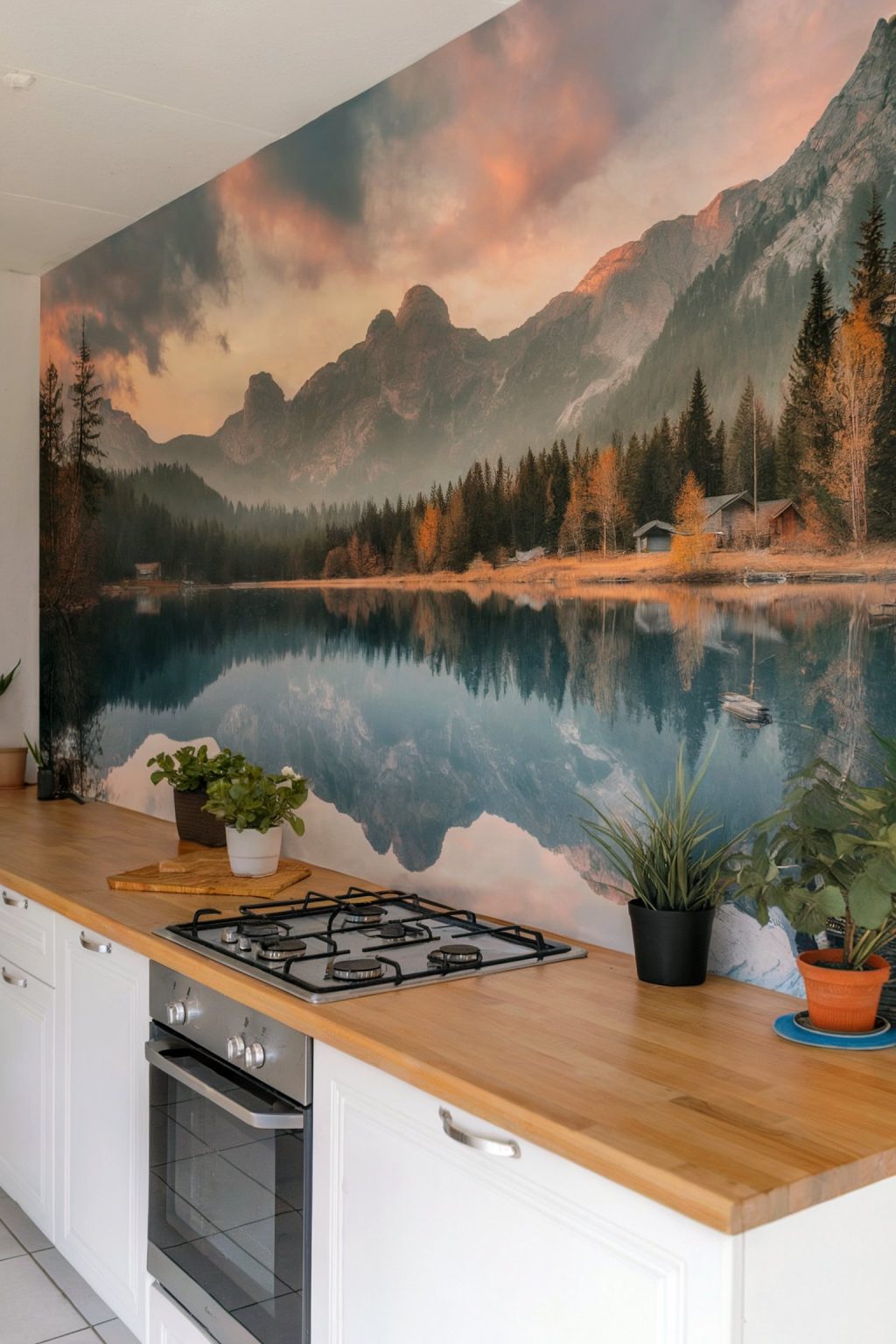23 Kitchen Wallpaper Ideas to Add Personality and Character to Your ...