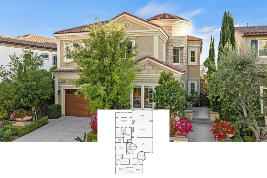 Step Inside This 10,918 Sq. Ft. Mediterranean-Style 5 Bedroom Home with ...