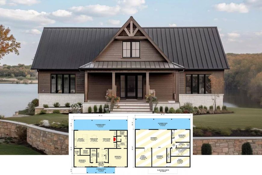 Transitional Two-Story 4-Bedroom Home for a Corner Lot with Bonus Room ...