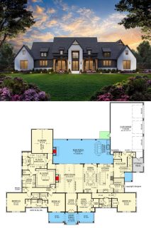 4-Bedroom Modern Farmhouse with Jack & Jill Bath and Optional Bonus ...