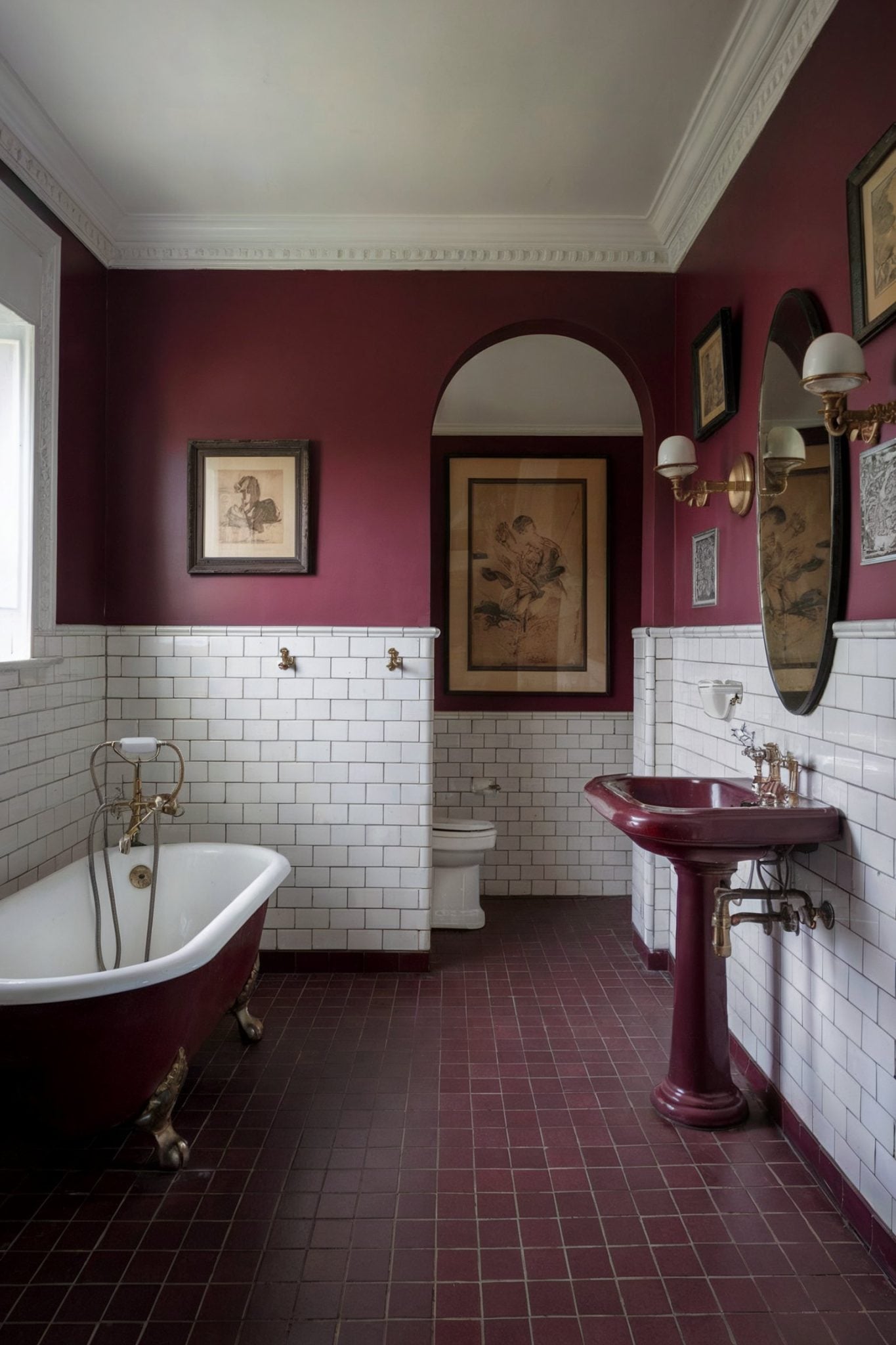 Make a Statement with These 21 Bold Burgundy Bathroom Designs – Home ...