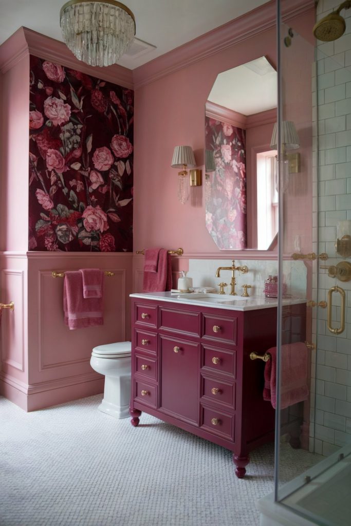 Make a Statement with These 21 Bold Burgundy Bathroom Designs – Home ...