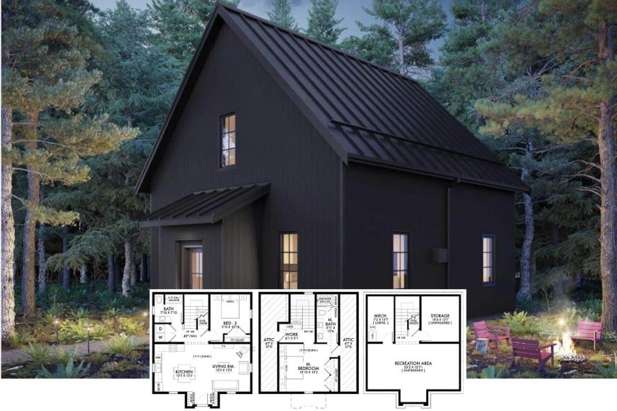 Discover This Stunning 4-Bedroom Barn-Style Home with Expansive Views ...