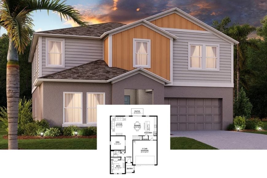 Step Inside This 2,830 Sq. Ft. 4 Bedroom Home – Check Out the Floor Plan