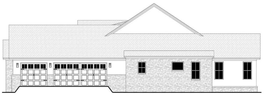 Transitional 4-Bedroom Corrine Farmhouse with Front Porch and Open ...