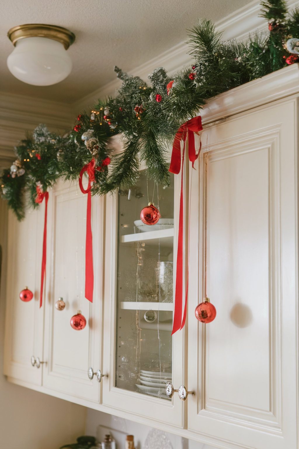 Give Your Kitchen Cabinets a Holiday Makeover with These 14 Creative ...