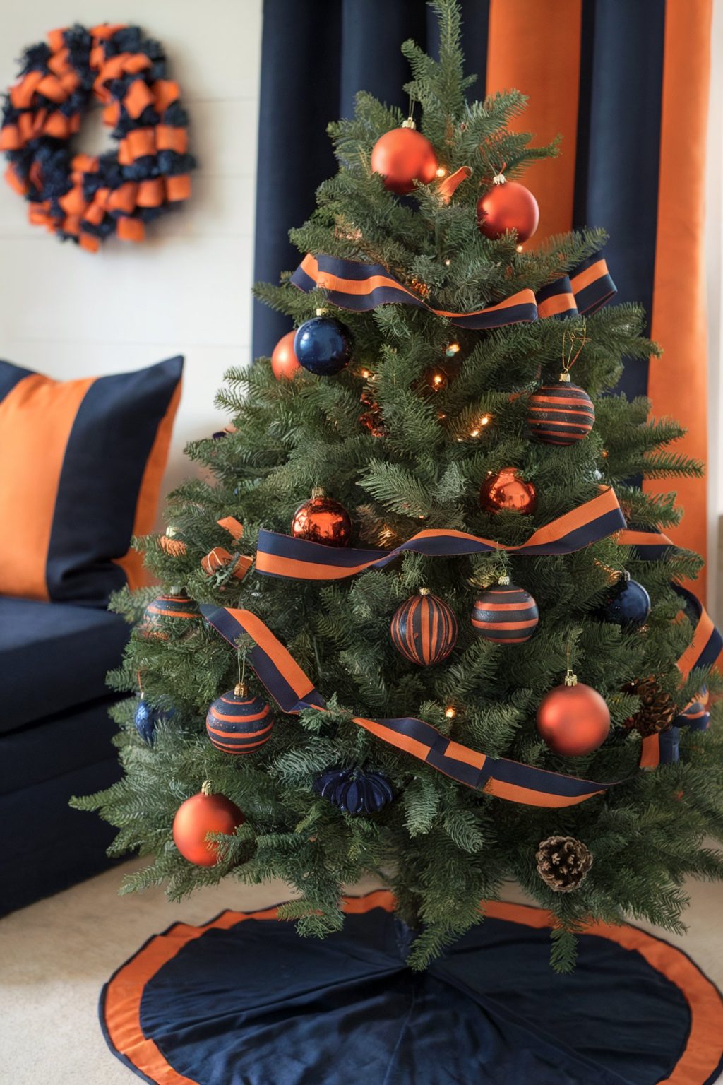 Celebrate the Season in Style with These 13 Navy Blue Christmas Decor ...