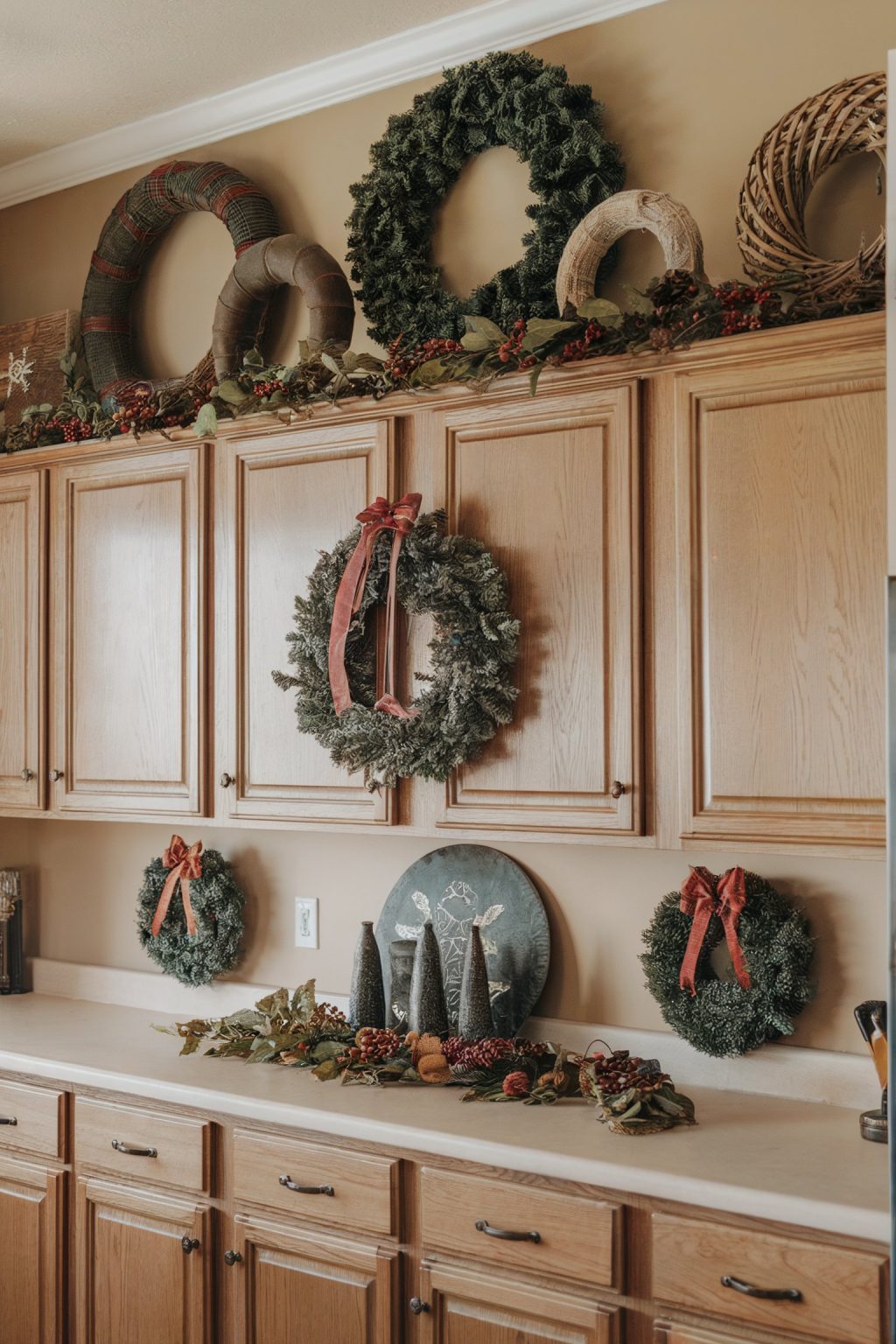 Give Your Kitchen Cabinets a Holiday Makeover with These 14 Creative ...