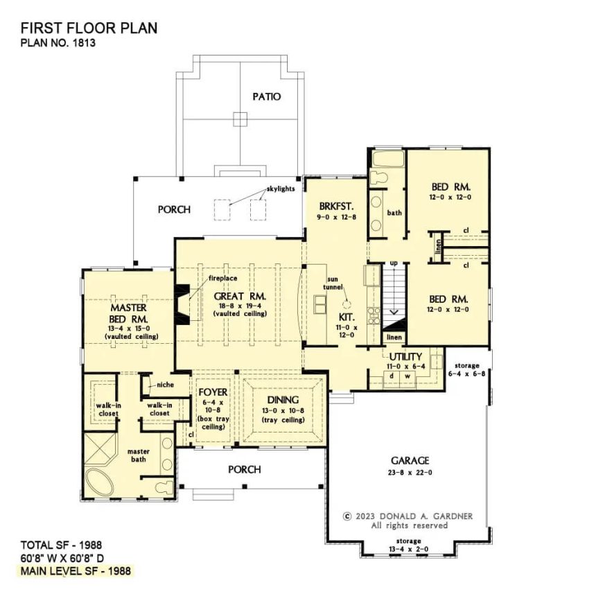 The Silverbrook 3-Bedroom Modern Farmhouse for a Corner Lot with ...
