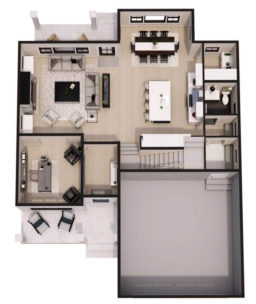 Chapel Hill 3-Bedroom Home with Loft and Open-Concept Living (Floor ...