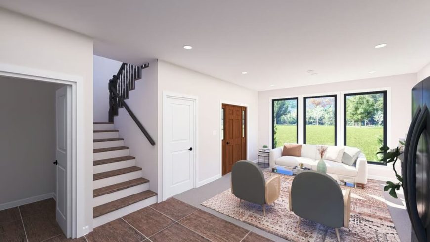 1-Bedroom Modern ADU with Open Living Space and Covered Porch (Floor ...