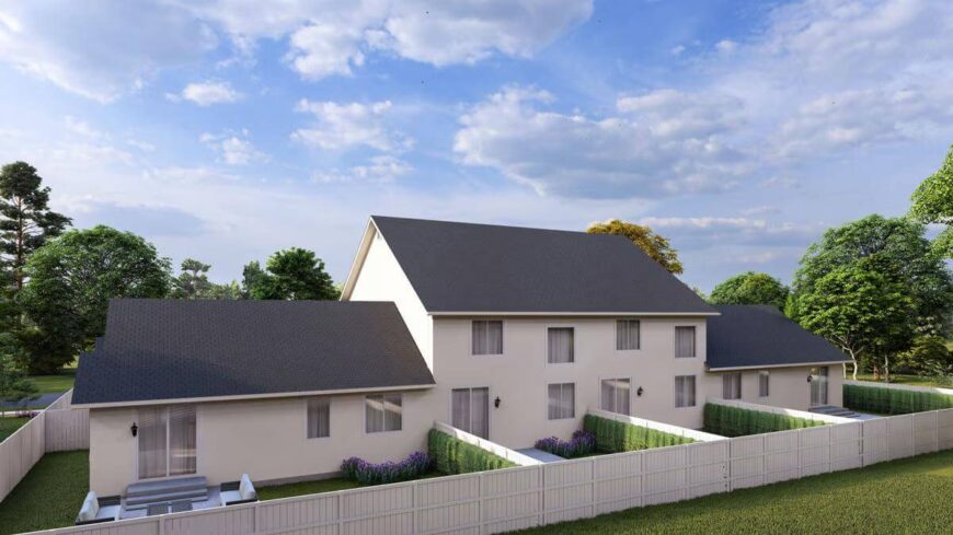 Fourplex Home with Optional Basement and 2-Car Garage (Floor Plan ...