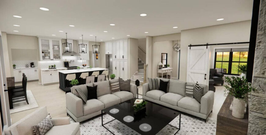 Craftsman-Style 4-Bedroom Jasper Home with Loft and Open-Concept Living ...