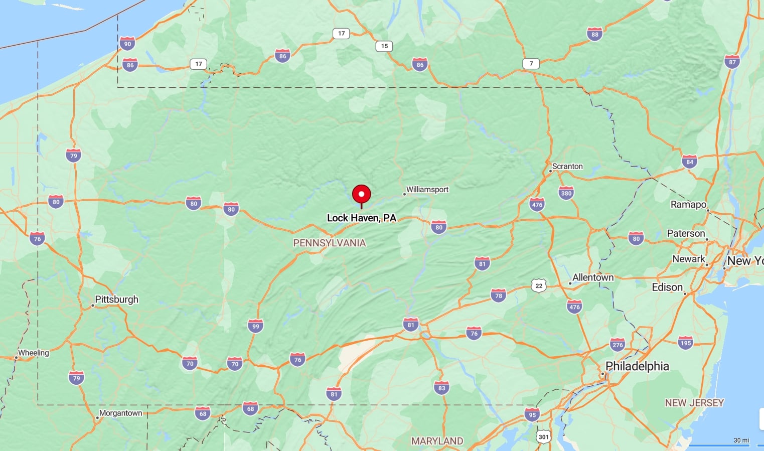 10 Secluded Towns in the Central Pennsylvania Ridge and Valley Region ...