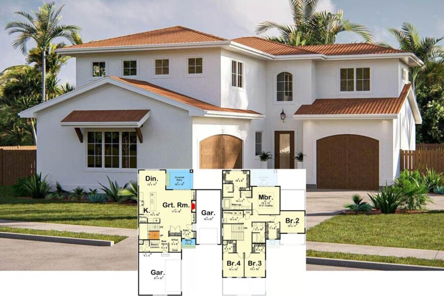 80 Mediterranean-Style House Plans & Floor Plans