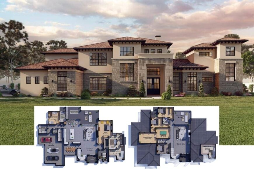 80 Mediterranean-Style House Plans & Floor Plans