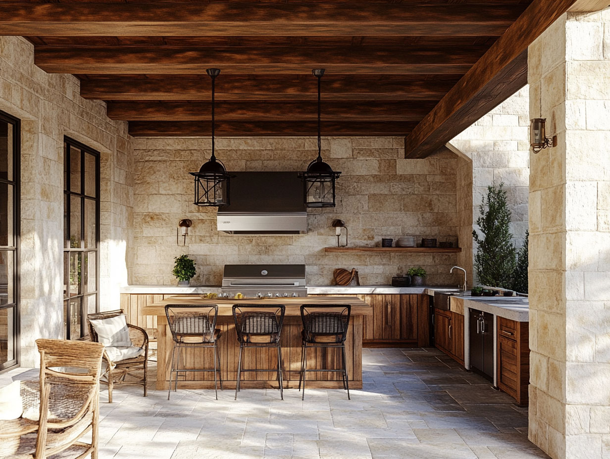 Inside 20 Luxury Outdoor Kitchens Designed for Million-Dollar Homes ...