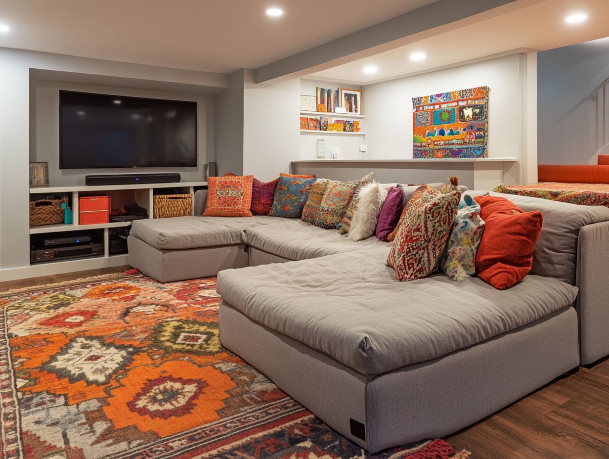 Say Goodbye to Cold & Dreary—15 Cozy Basement Ideas That Feel Like Home ...