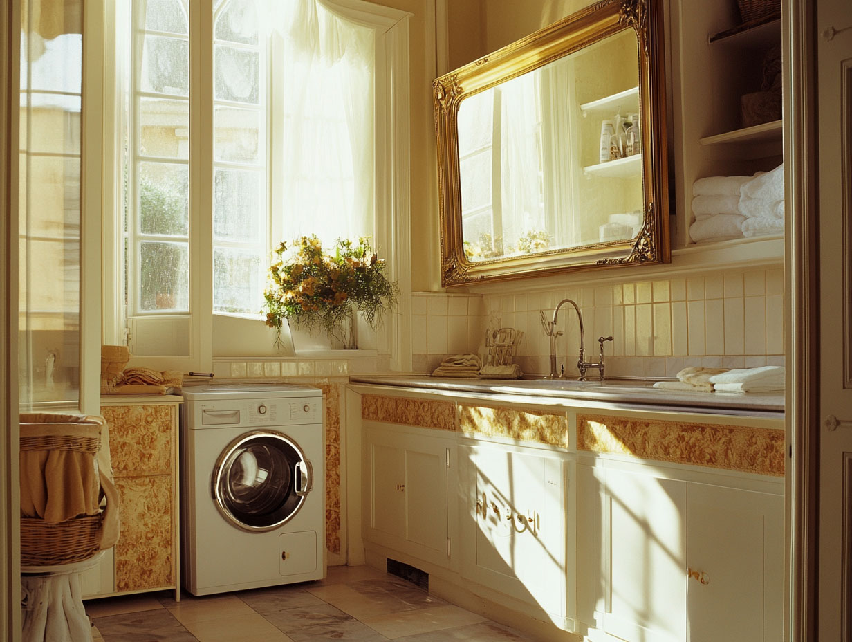 Who Says Laundry Can’t Be Chic? 15 Feminine Laundry Rooms That Feel ...