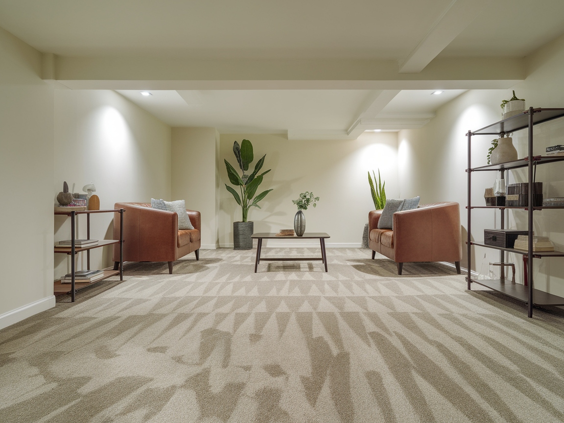 No More Cold Floors! 15 Carpet Ideas That Transform Your Basement ...