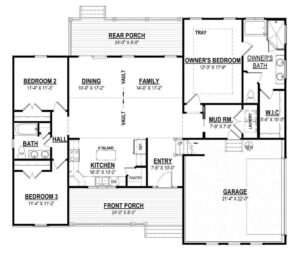 3-Bedroom Country-Style Ravenville Home with Open Living Space and ...