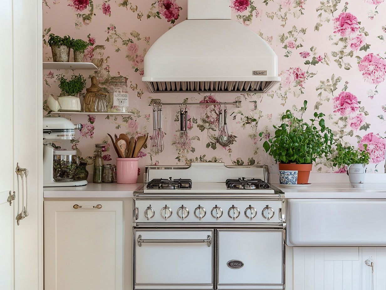 Love a Pop of Pink? These 15 Retro Kitchens Will Steal Your Heart ...