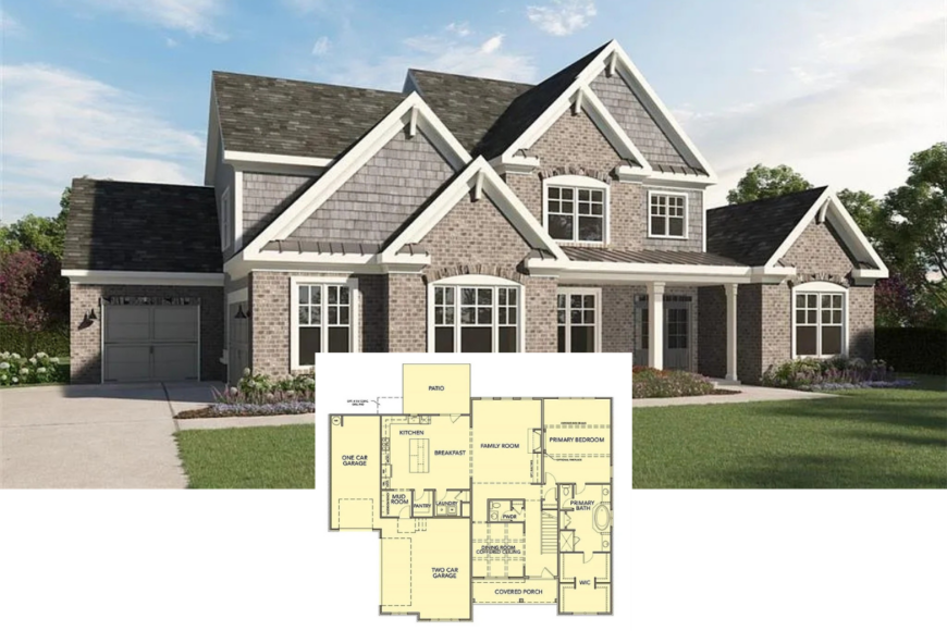 Explore This Barn-Inspired 4-Bedroom Home with Expansive Garage and ...