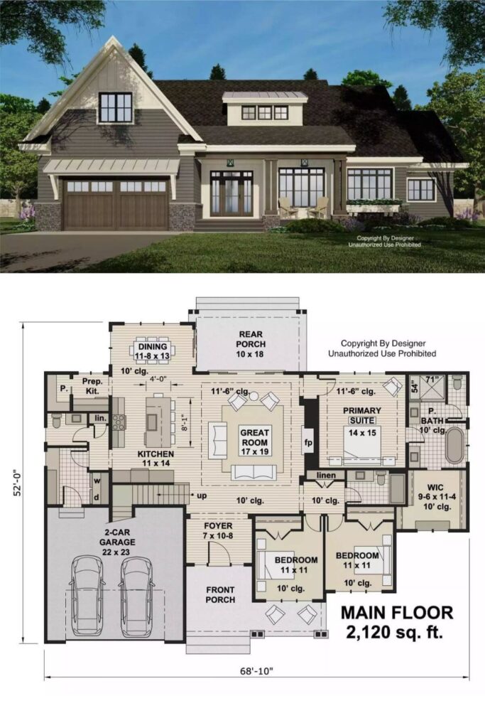 3-Bedroom Southgate Modern Farmhouse with Bonus Room and Double Garage ...