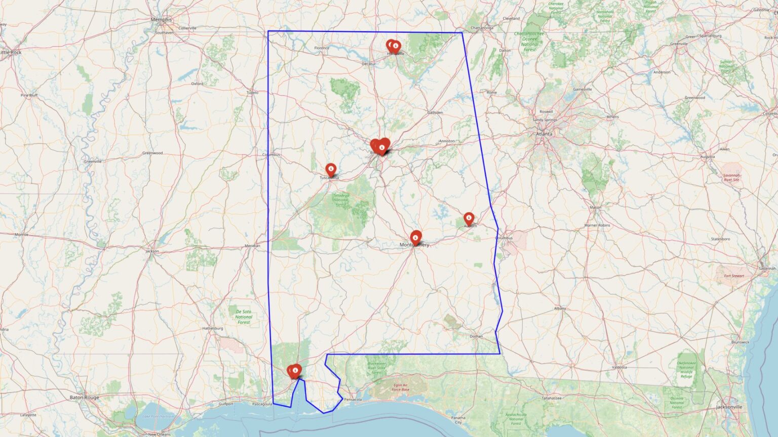 Discover the 25 Best Walkability Neighborhoods in Alabama (as of April ...