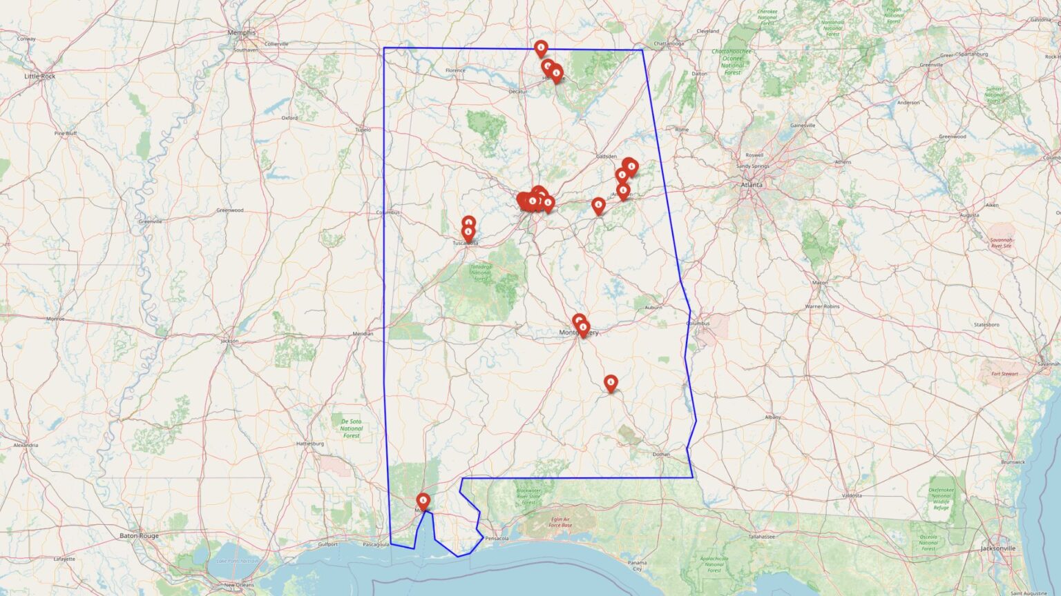 New Data Reveals the 25 Worst Neighborhoods for Retirement in Alabama ...